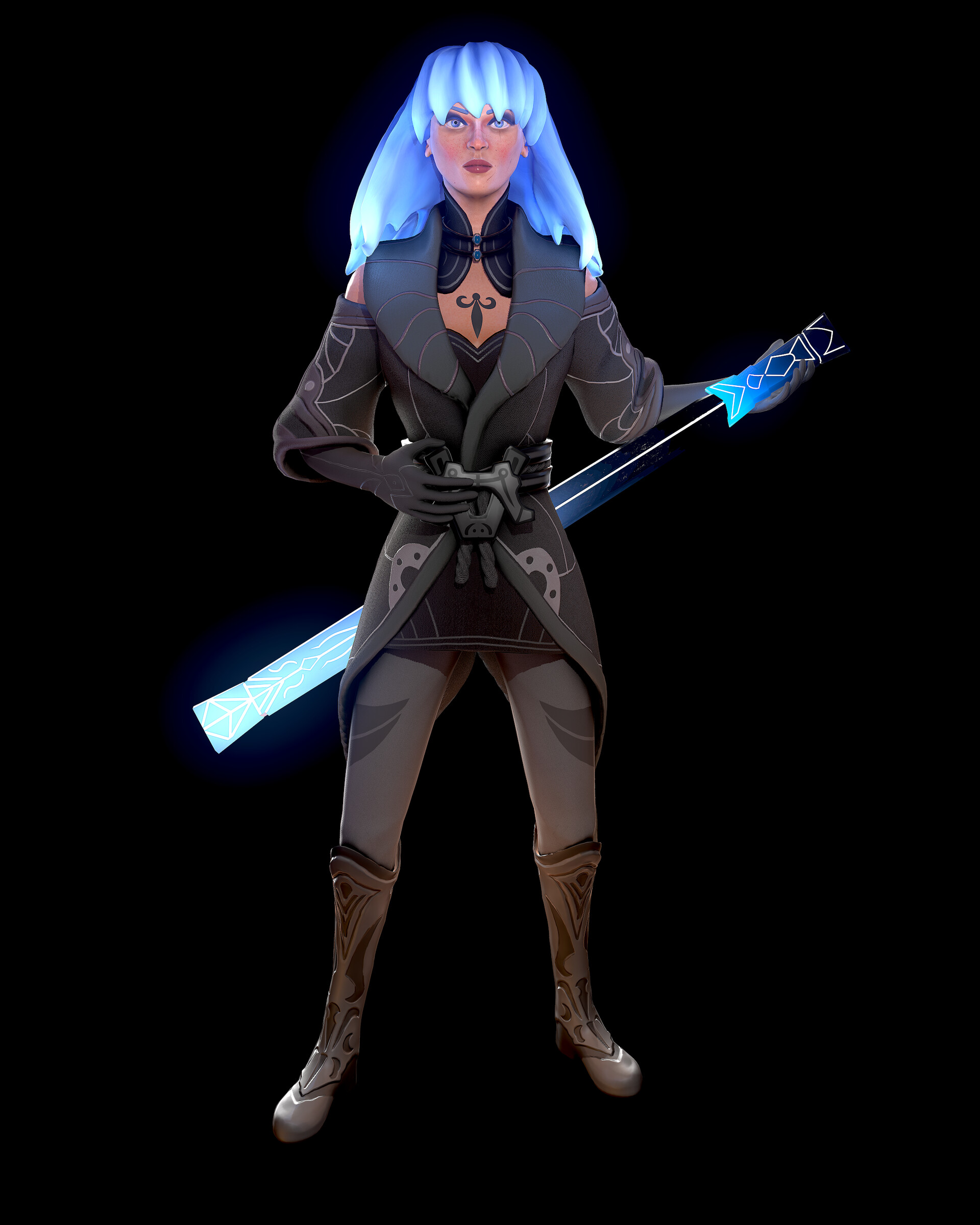 ArtStation - Real Time Game Character "Lynn"