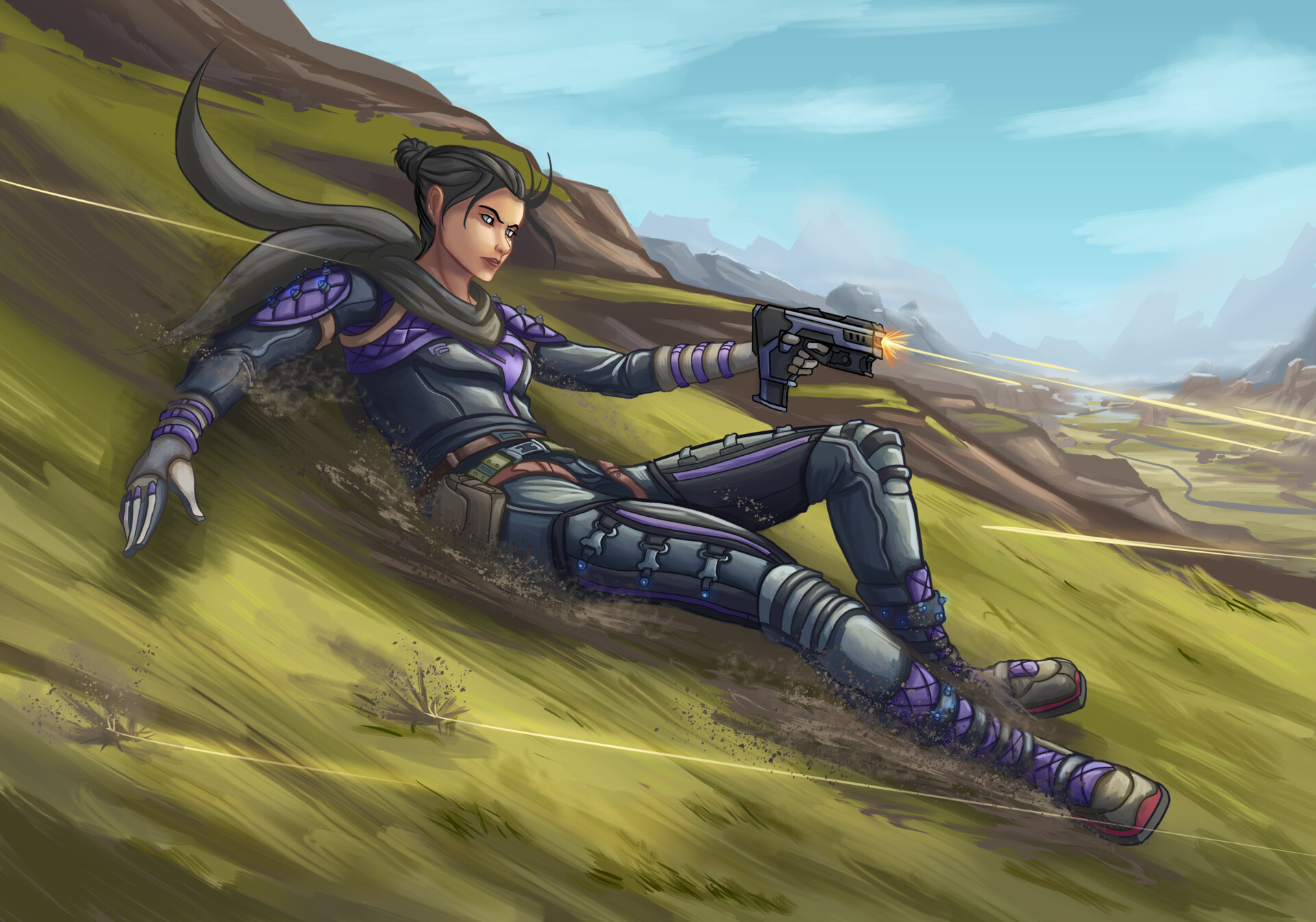 ArtStation - Apex Legends - Wraith fan art, Tomas Villarreal
