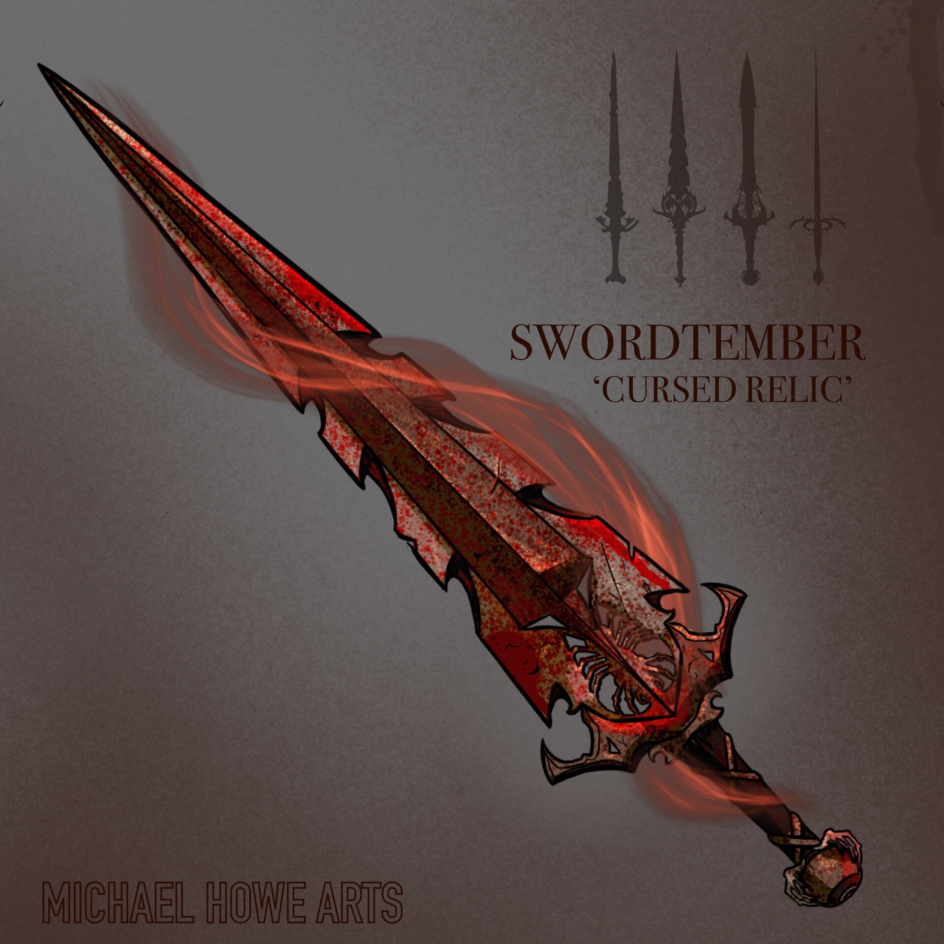 Michael Howe - Swordtember 2020 - Sword Designs