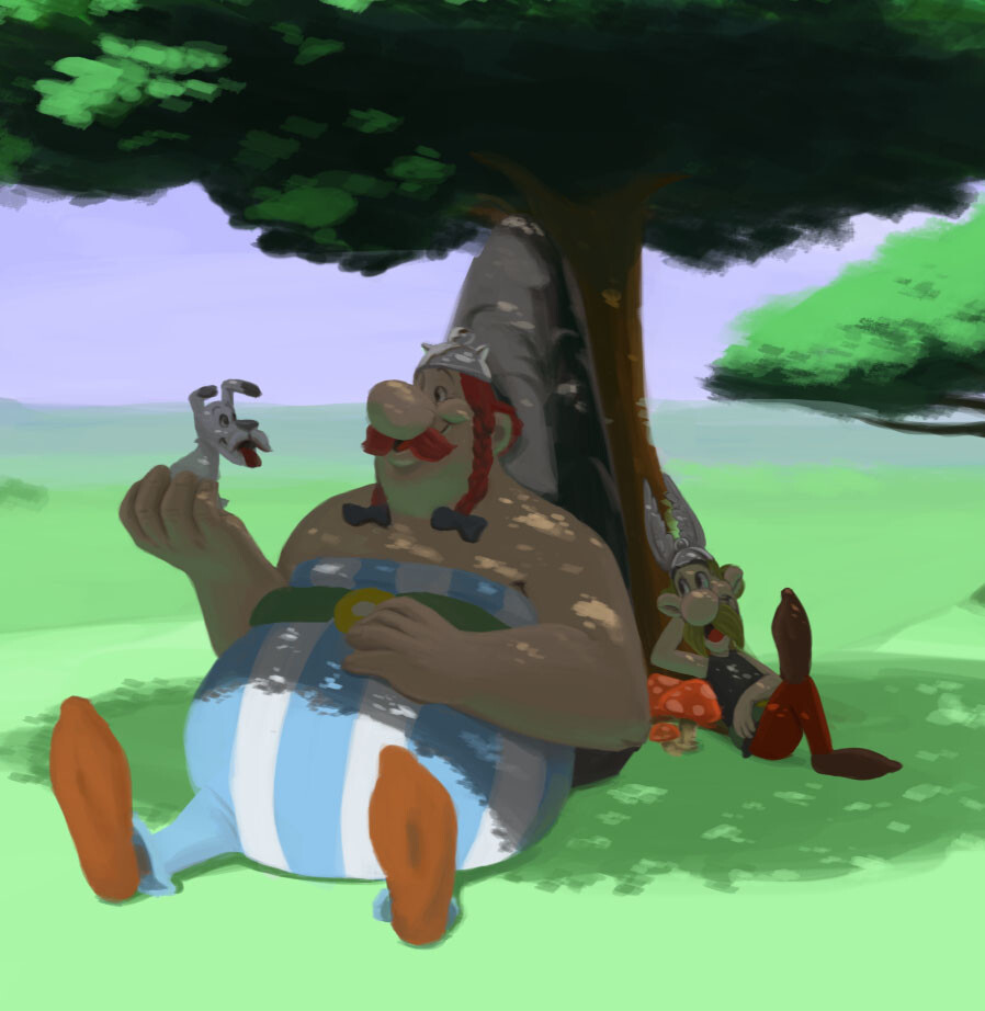 asterix and obelix art