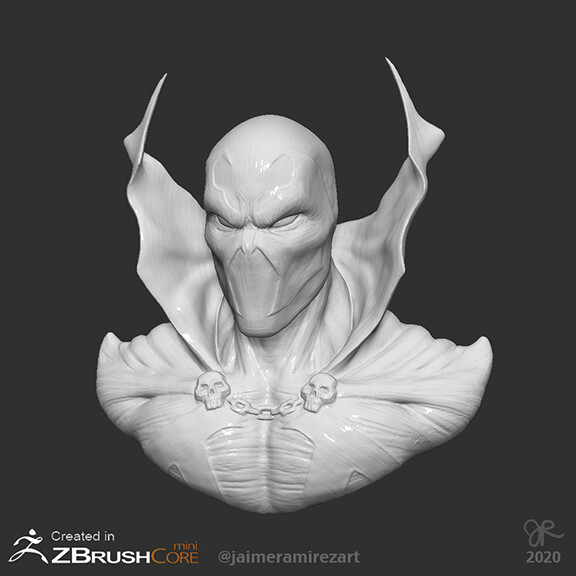 Jaime Ramirez - ZBrush: Spawn Bust Study