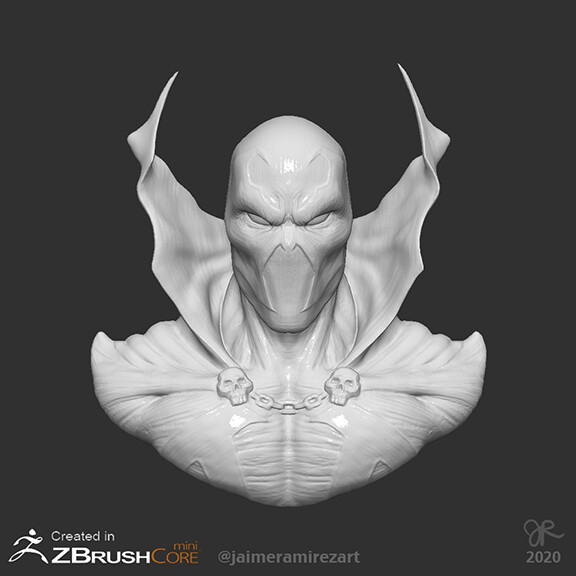 Jaime Ramirez - ZBrush: Spawn Bust Study