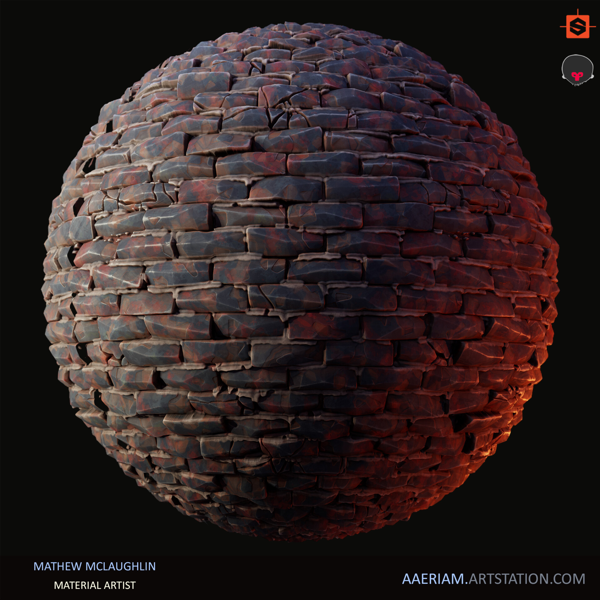 Mathew McLaughlin - Stylized Stone Wall