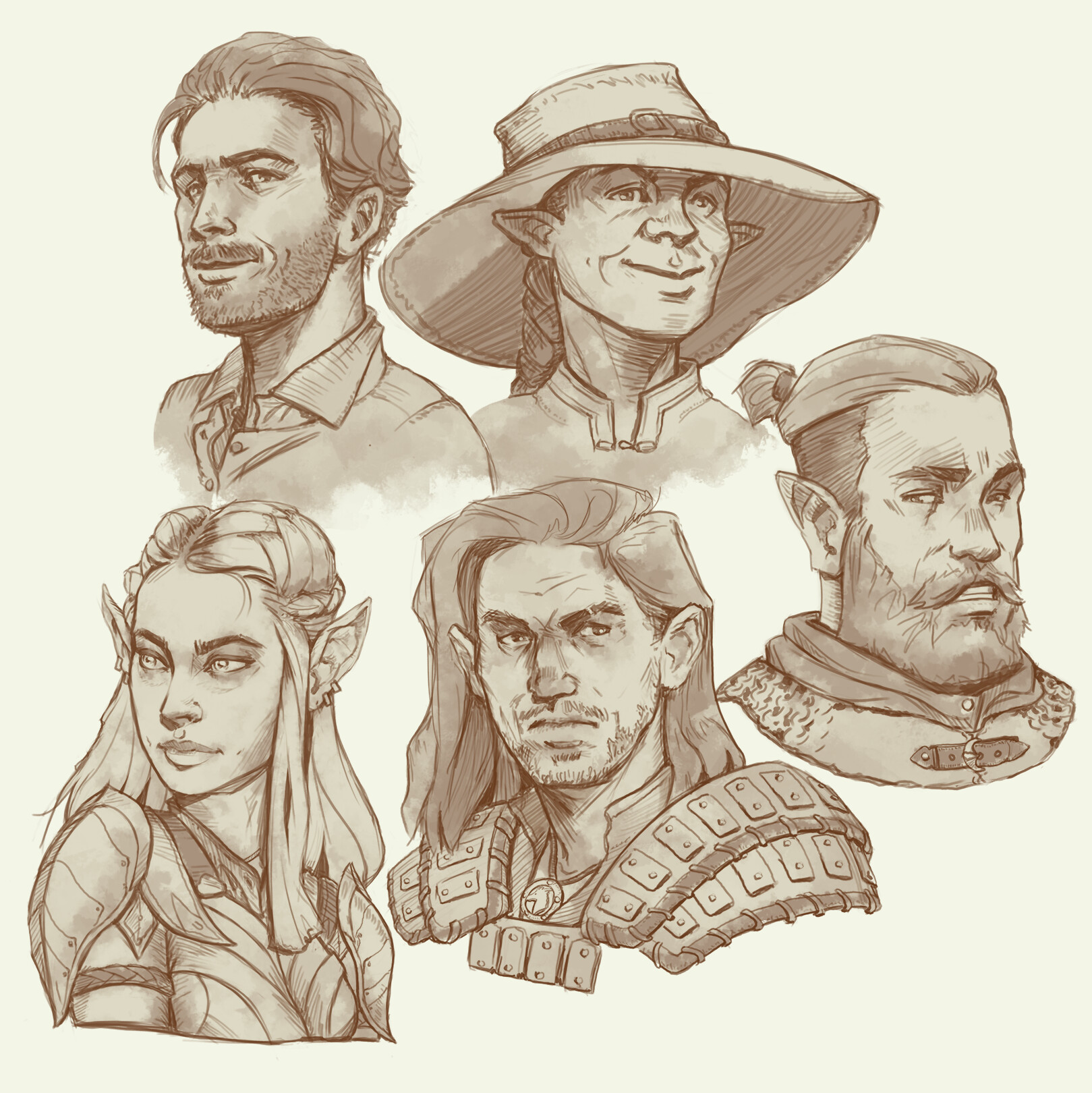 ArtStation - D&D Adventurers