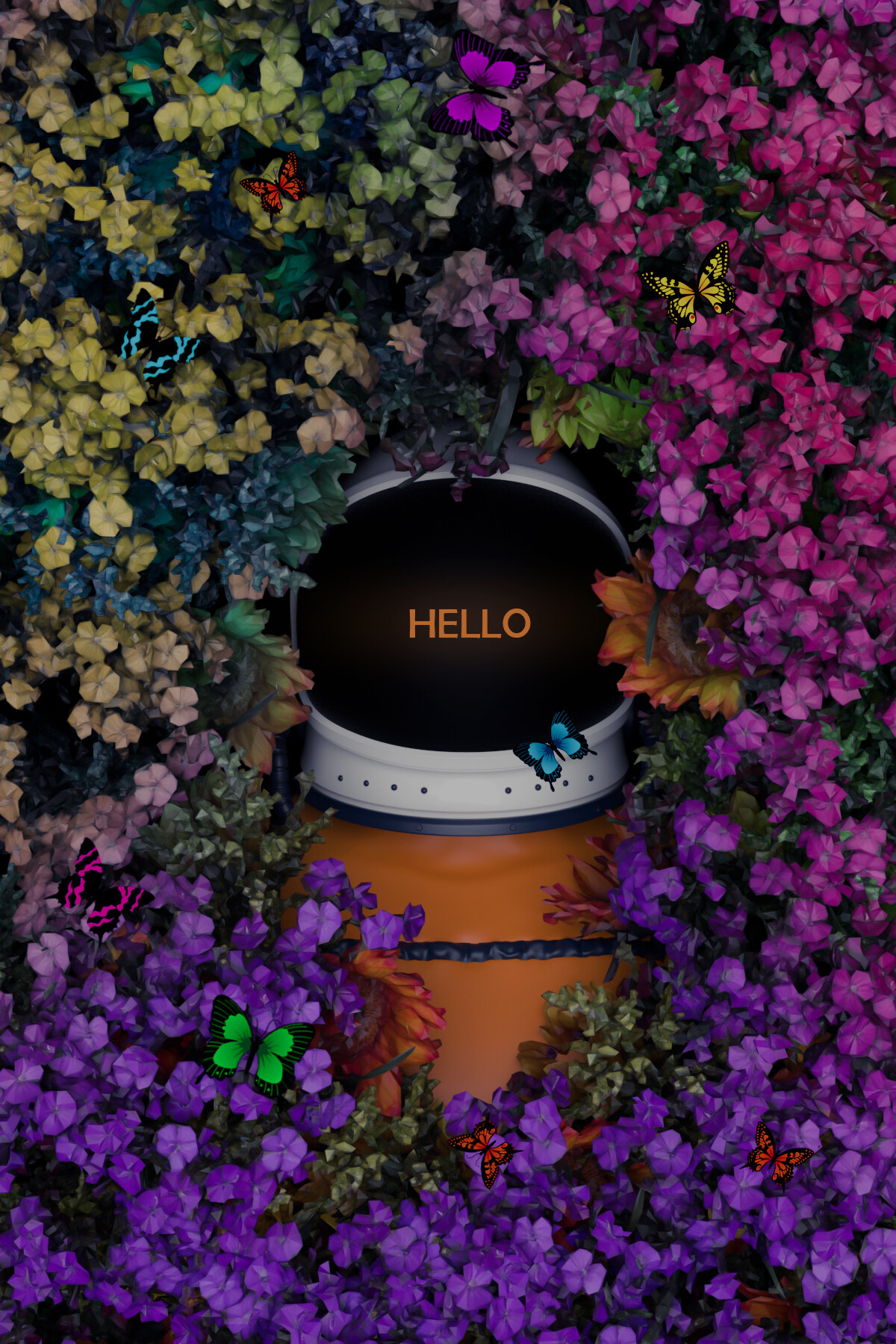 ArtStation - spaceman nature