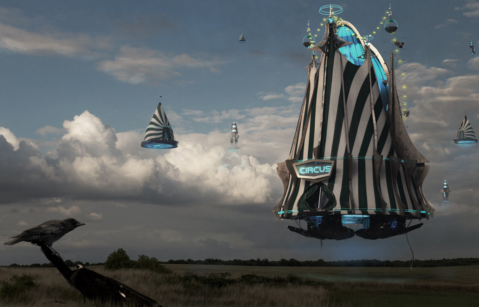 ArtStation - Futuristic Circus