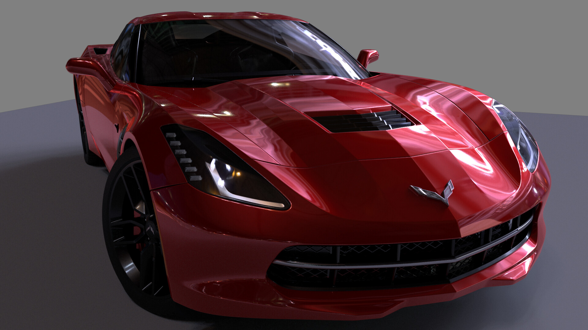 ArtStation - Corvette Stingray C7