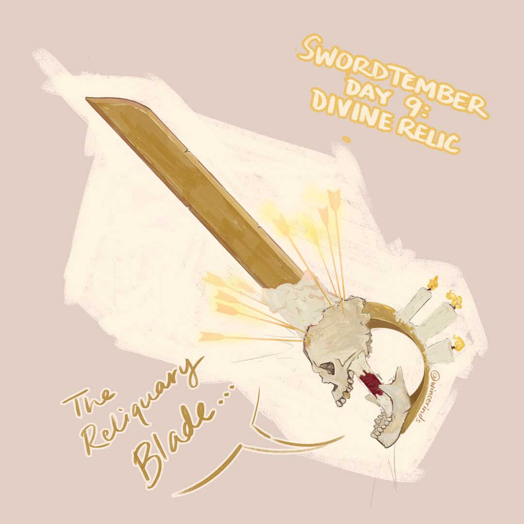 ArtStation - Swordtember Prompt - "Divine Relic"