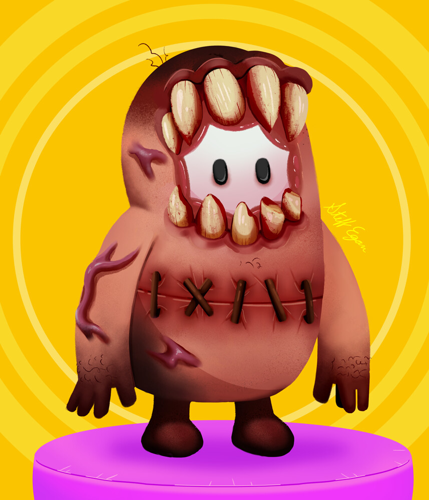 ArtStation - My new Fall Guys skin