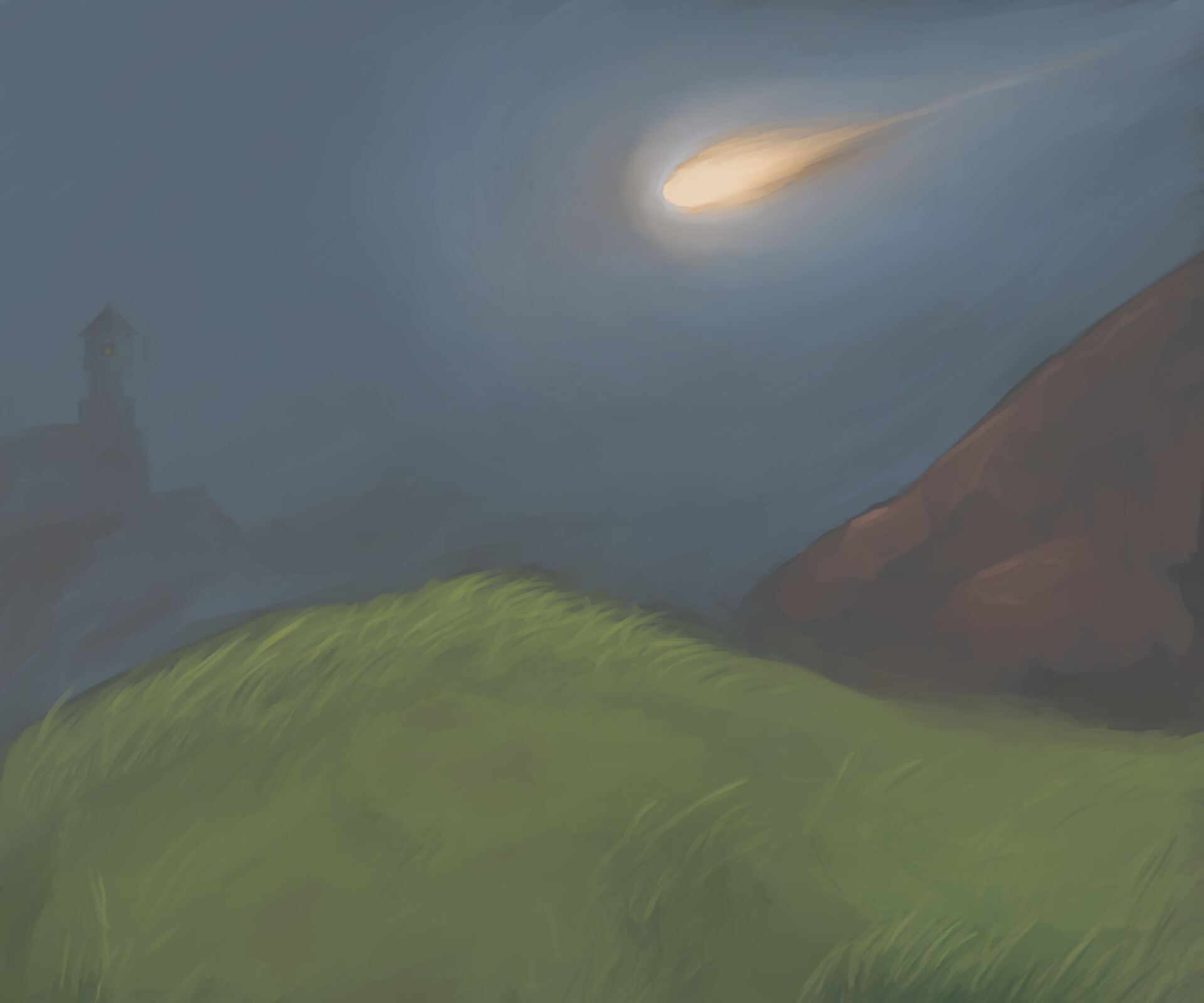 ArtStation - Comet fall