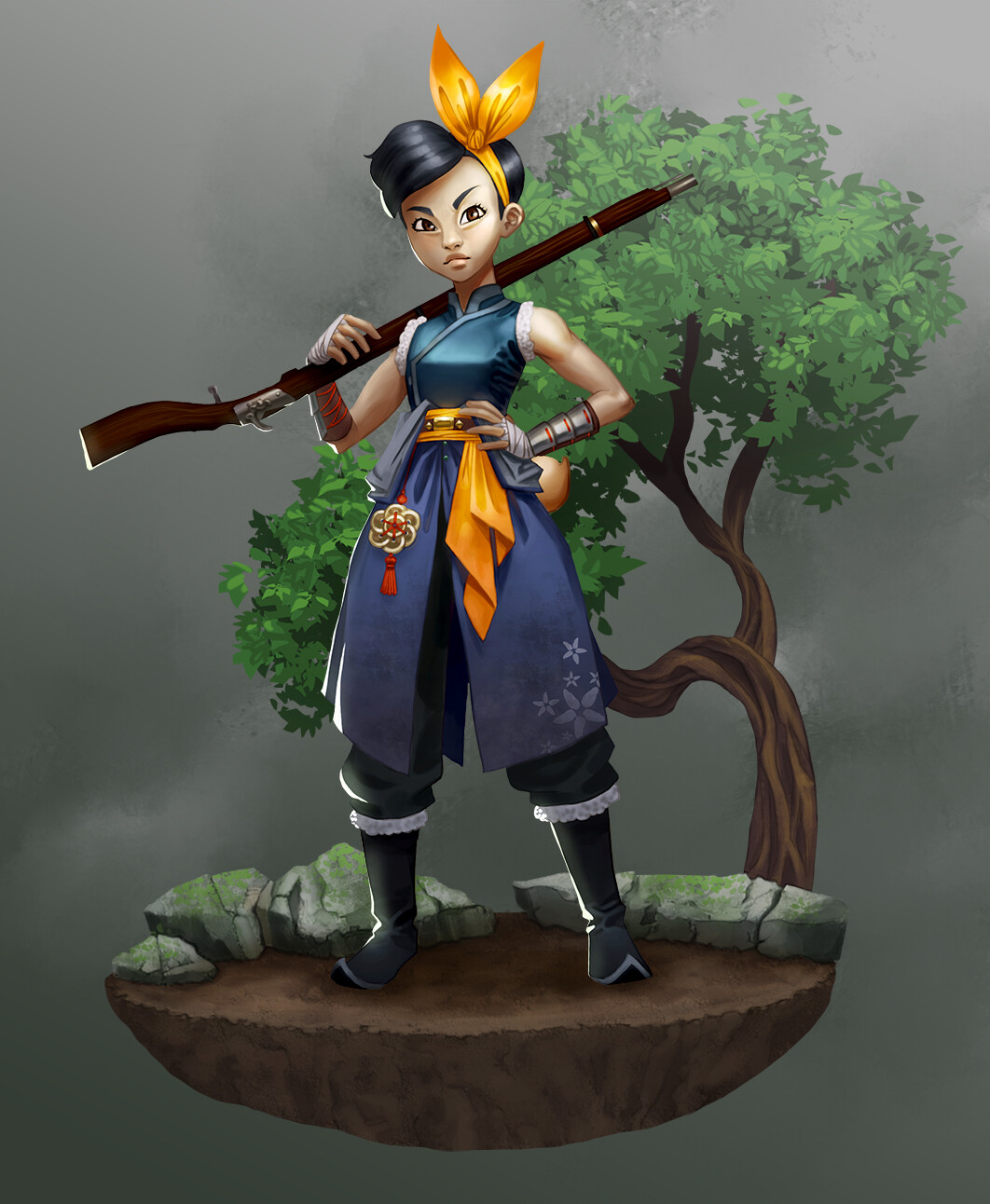 ArtStation - Musketeer girl