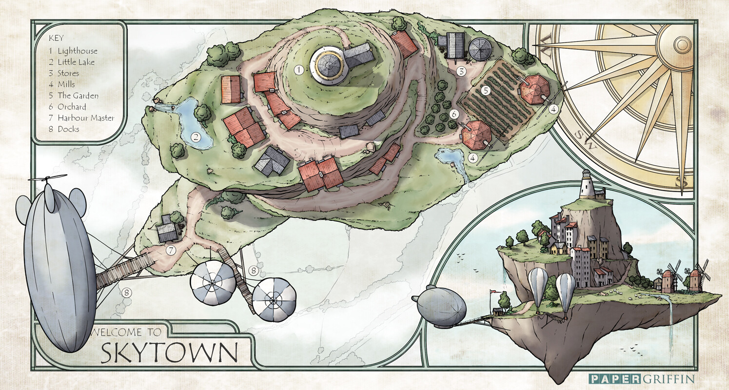 ArtStation - Skytown