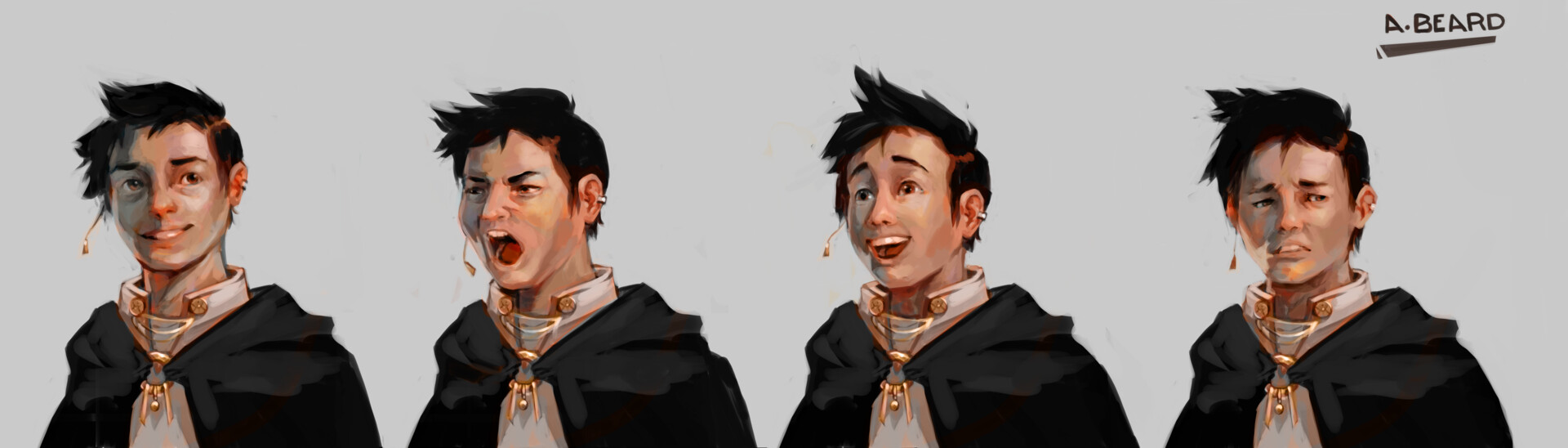 ArtStation - Facial Expression Studies