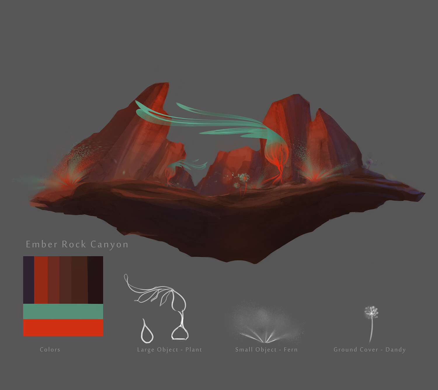 Marisa Erven - Windborne - Biome - Concept Art