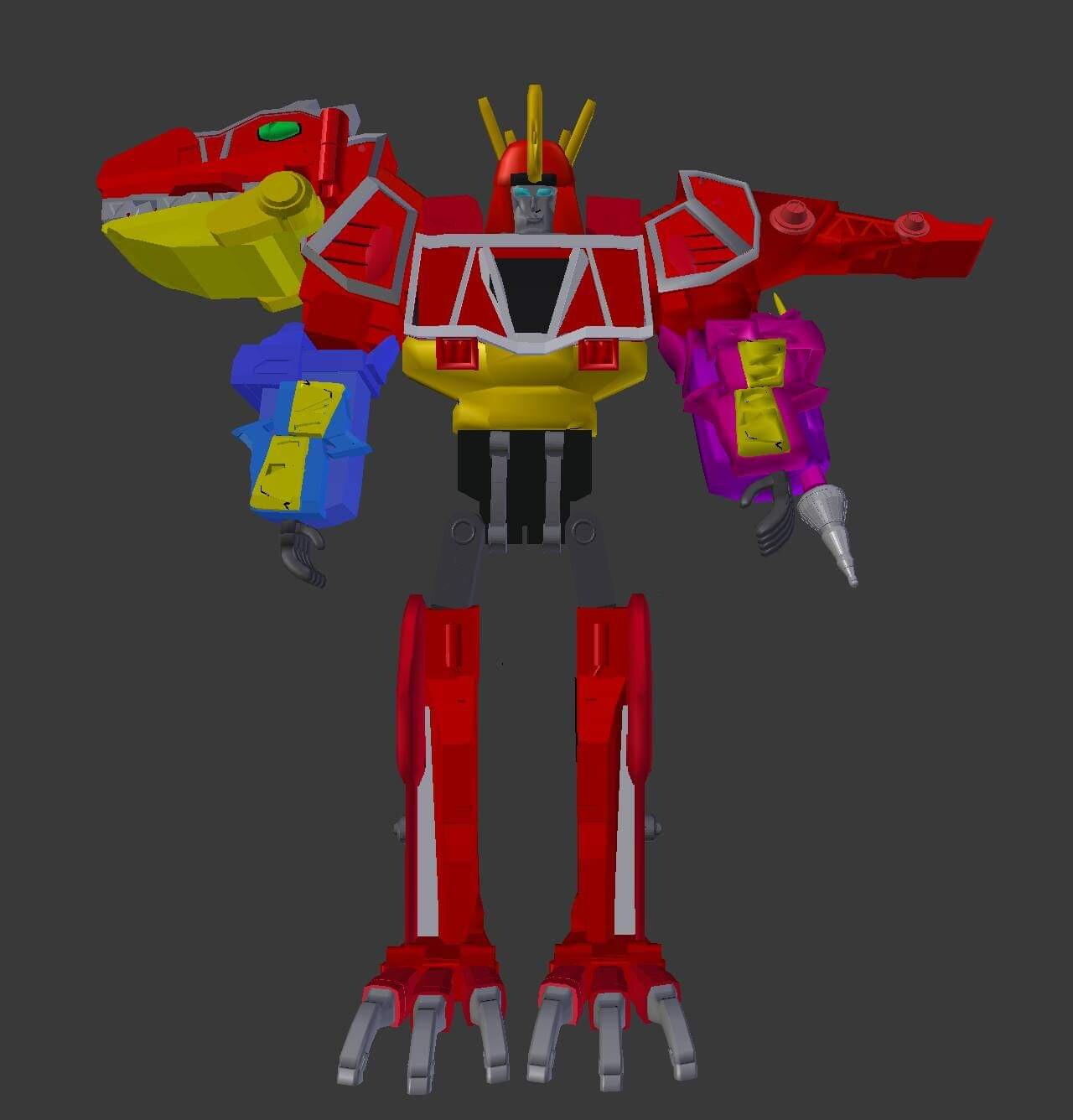 how to draw dino charge megazord