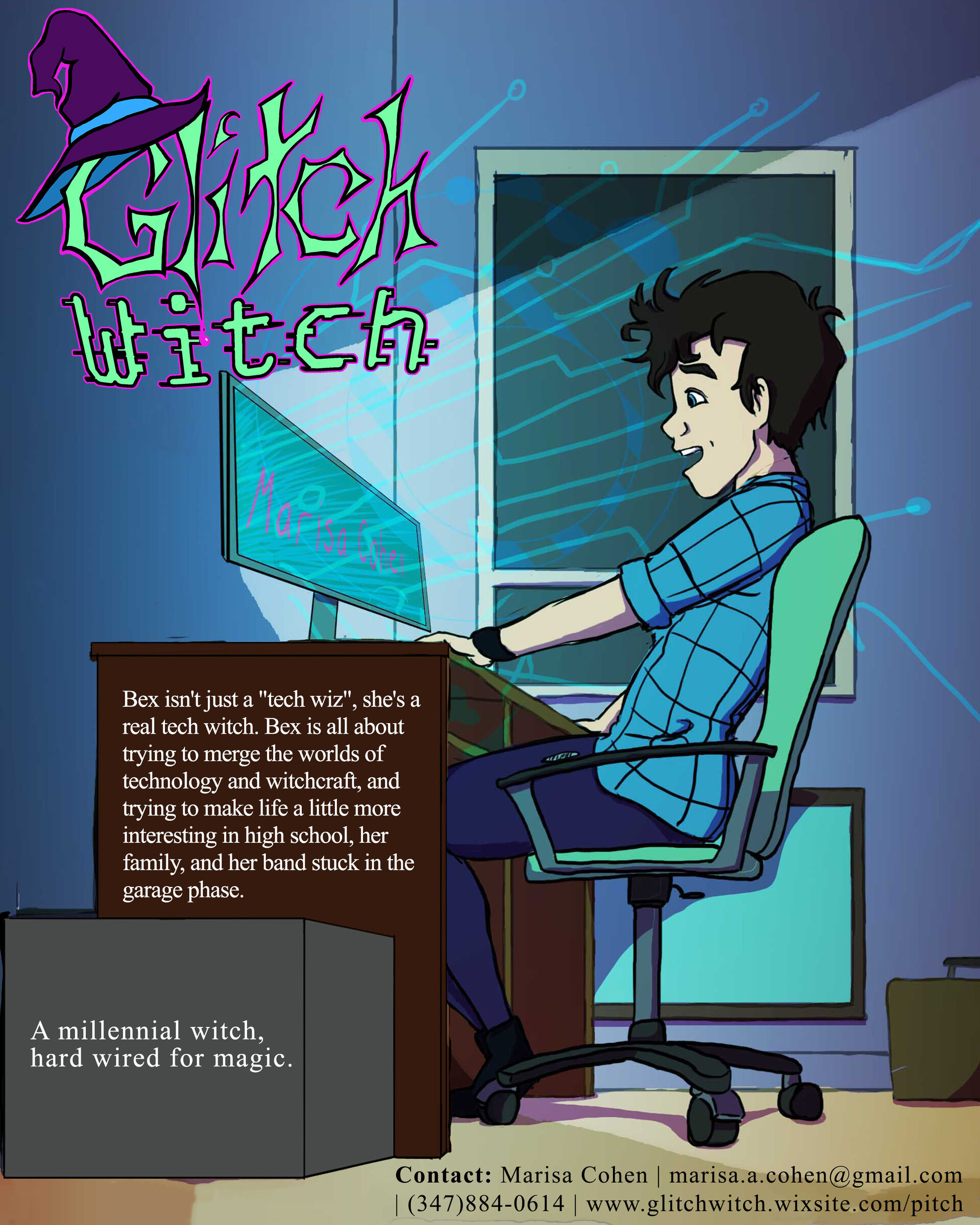 Lexi Cohen - Glitch Witch - Computer Glitch Animation