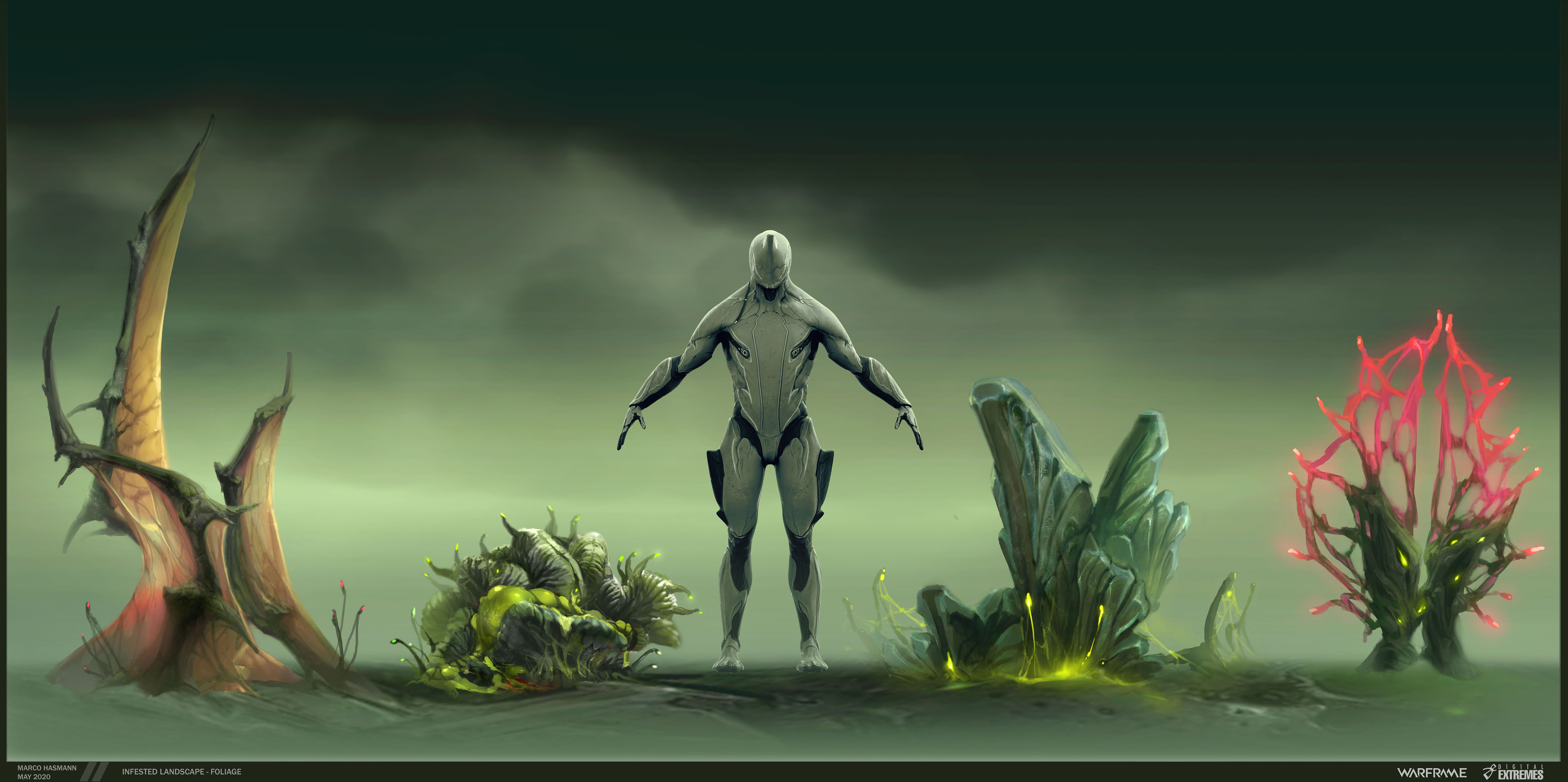 Warframe - Heart of Deimos - Foliage concepts by Marco Hasmann : r ...