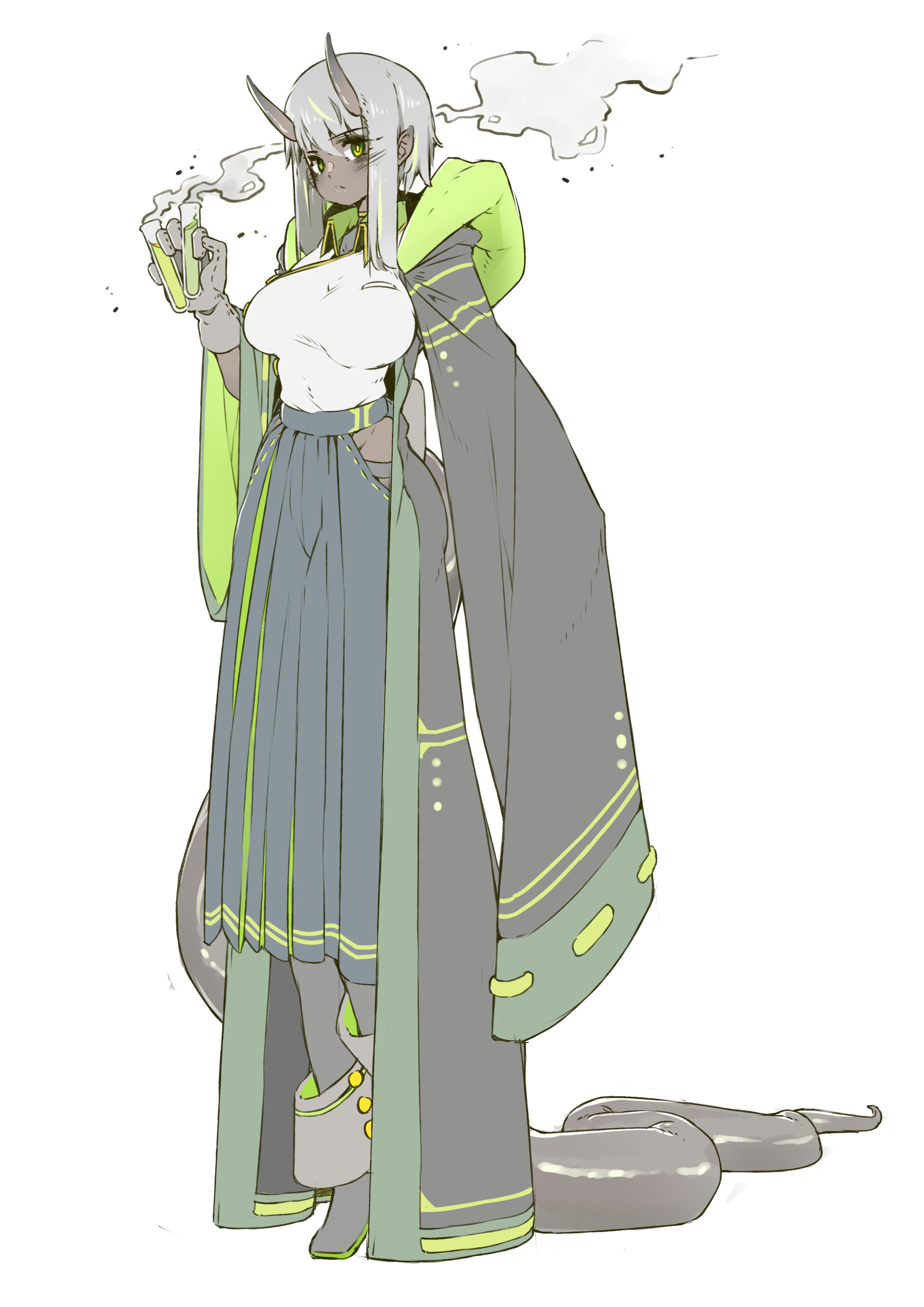 ArtStation - Acid Dragon Girl