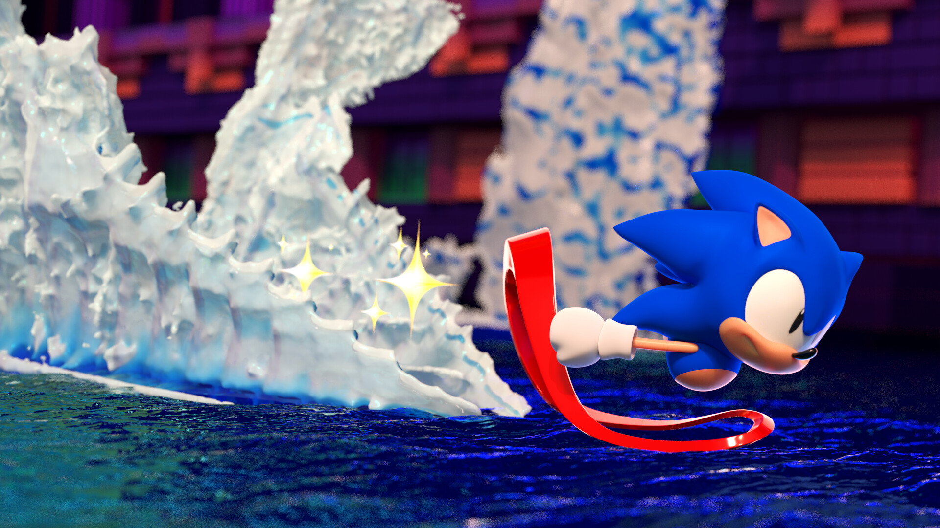 Caelum Beckinsale - Sonic the Hedgehog 3 - Hydro City Zone Diorama and ...