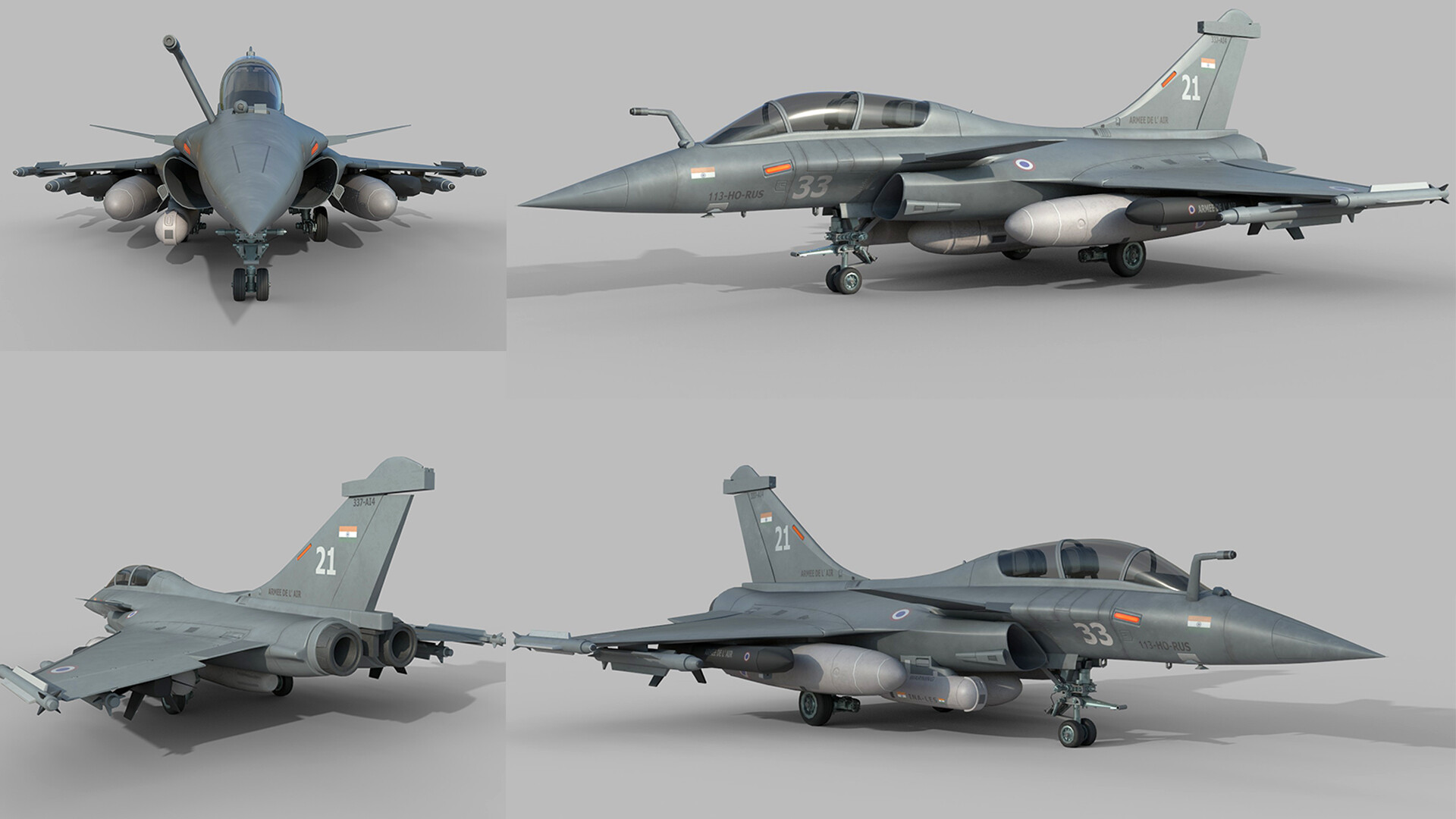 ArtStation - Rafale Fighter jet