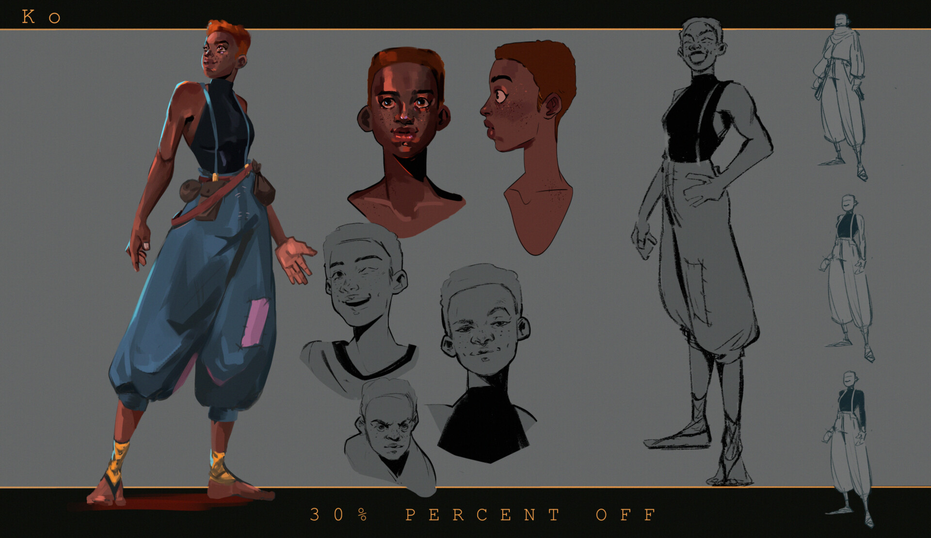 ArtStation - 30 Percent Off - Ko Character Design
