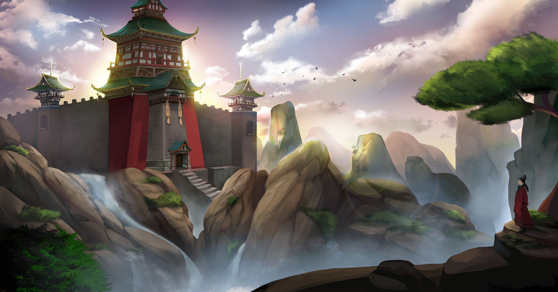 ArtStation - Chinese Ancient Temple