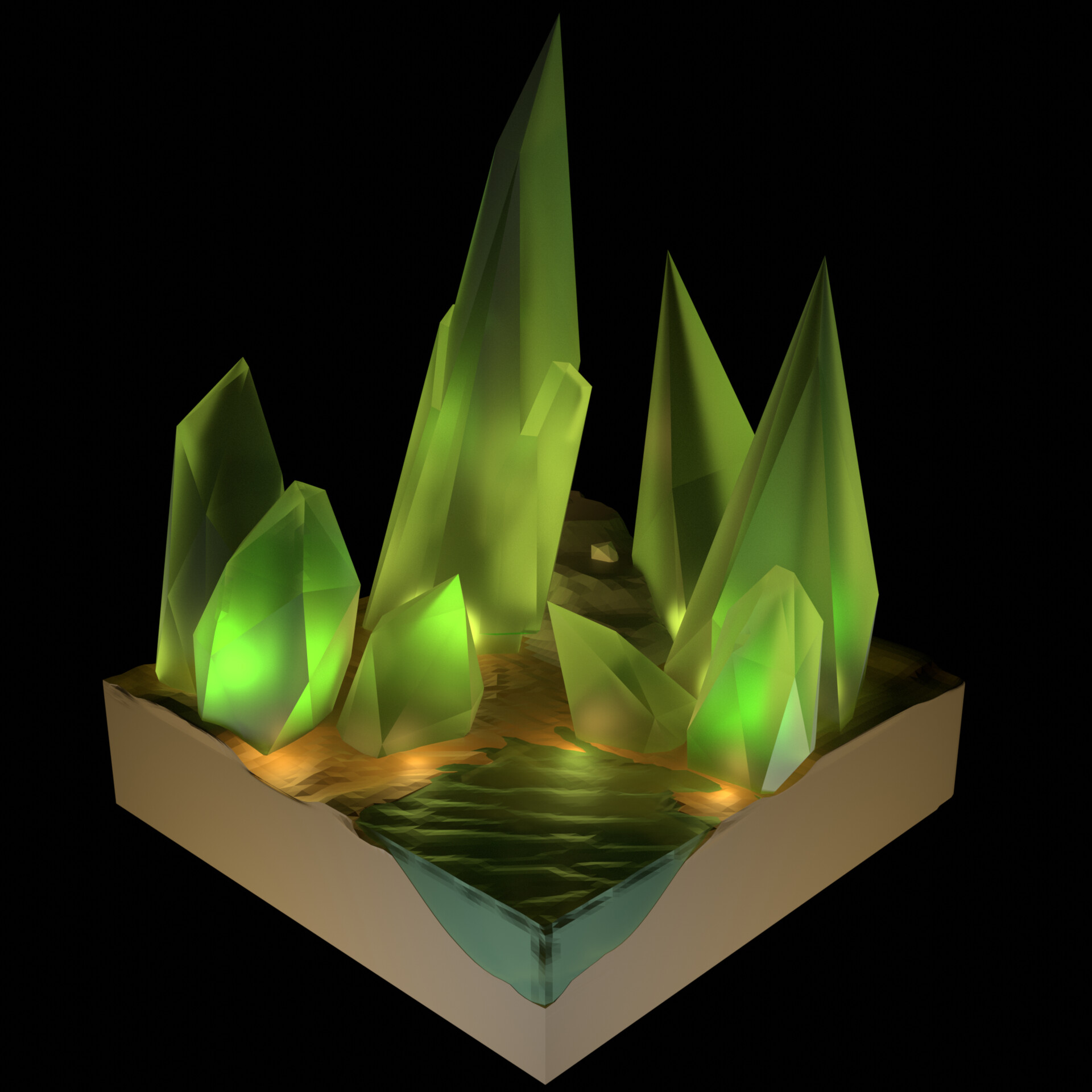 ArtStation - Mystical Crystals