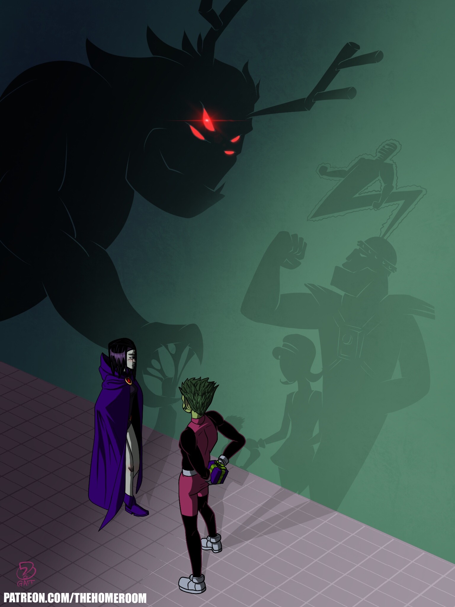 ArtStation - Teen Titans - Shadows