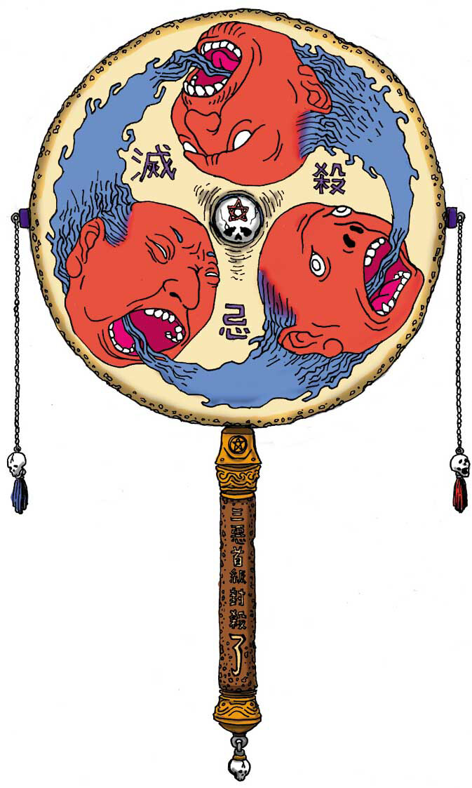 ArtStation - 舞首 [Dancing Samurai Heads]