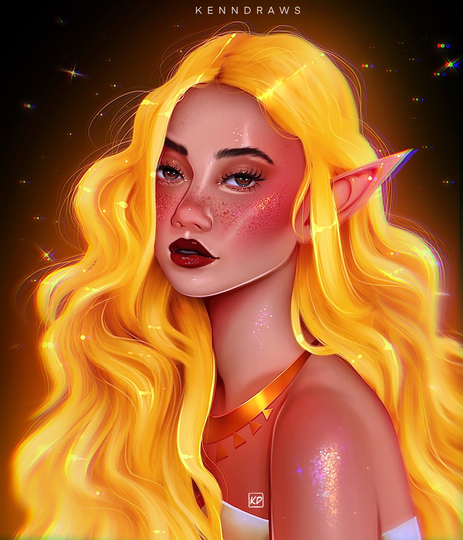 ArtStation - Golden Hair