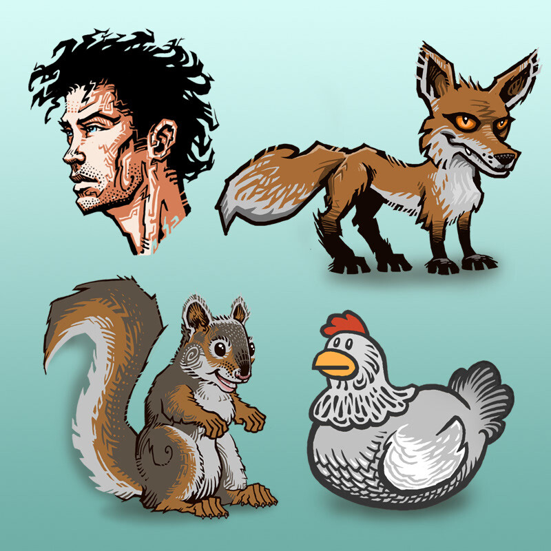 ArtStation - Stylized Character Illustrations