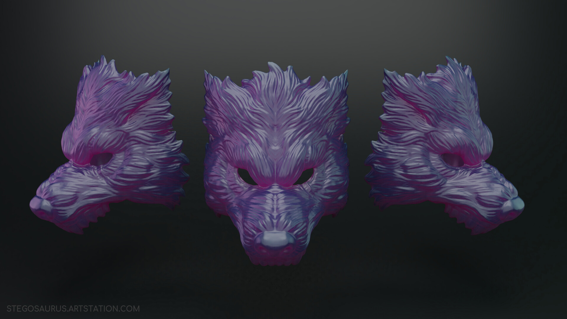 ArtStation - Werewolf Mask