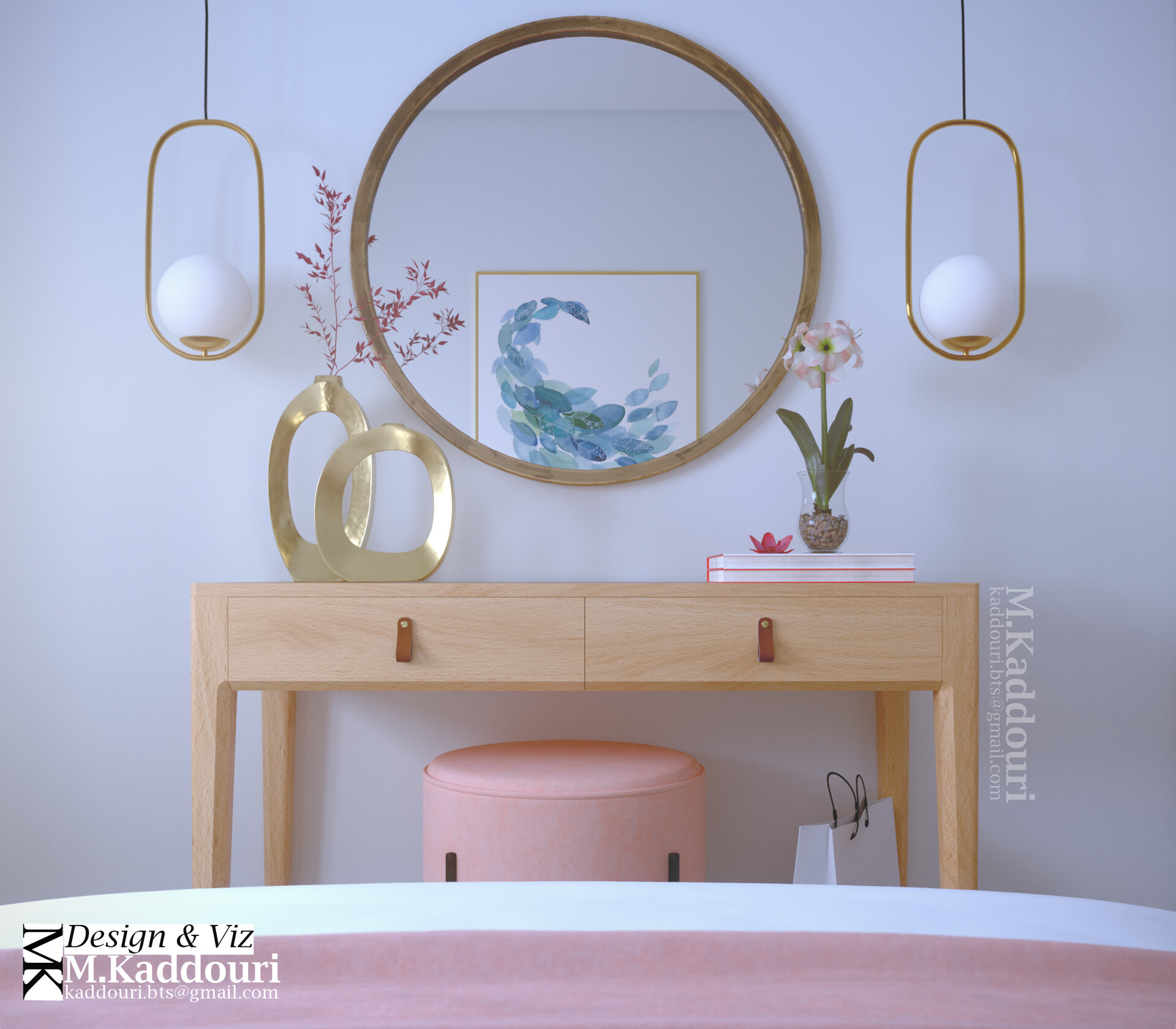 ArtStation - Girl's room design