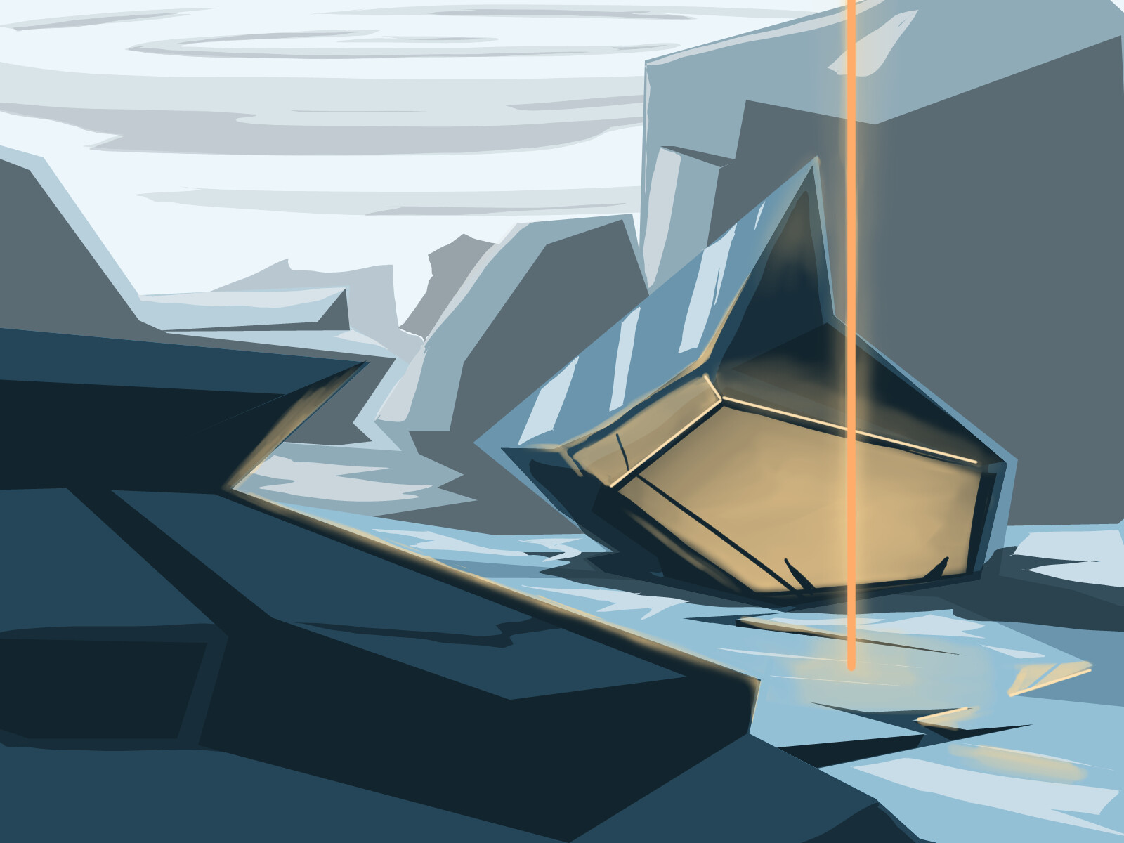 ArtStation - Ice Background