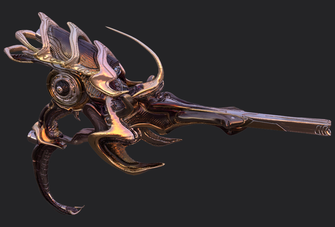 ArtStation - Warframe Inspired Design : AkDanzha Smg Pistol