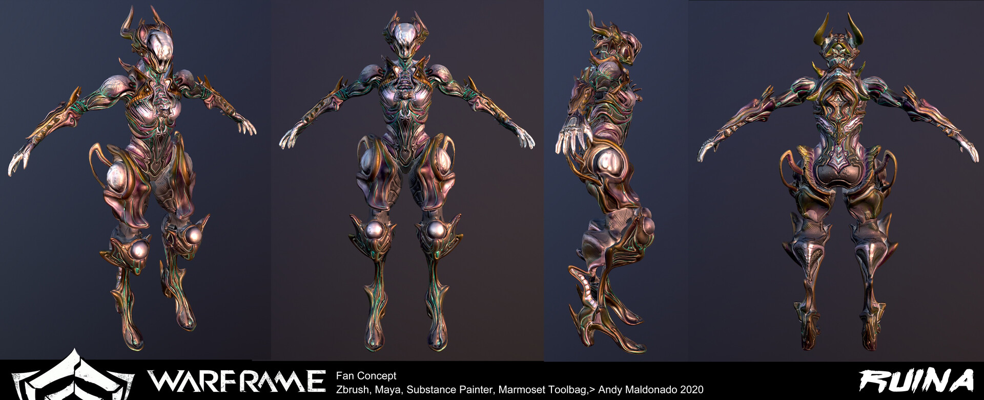 Andy Maldonado - Warframe Inspired Design : Ruina