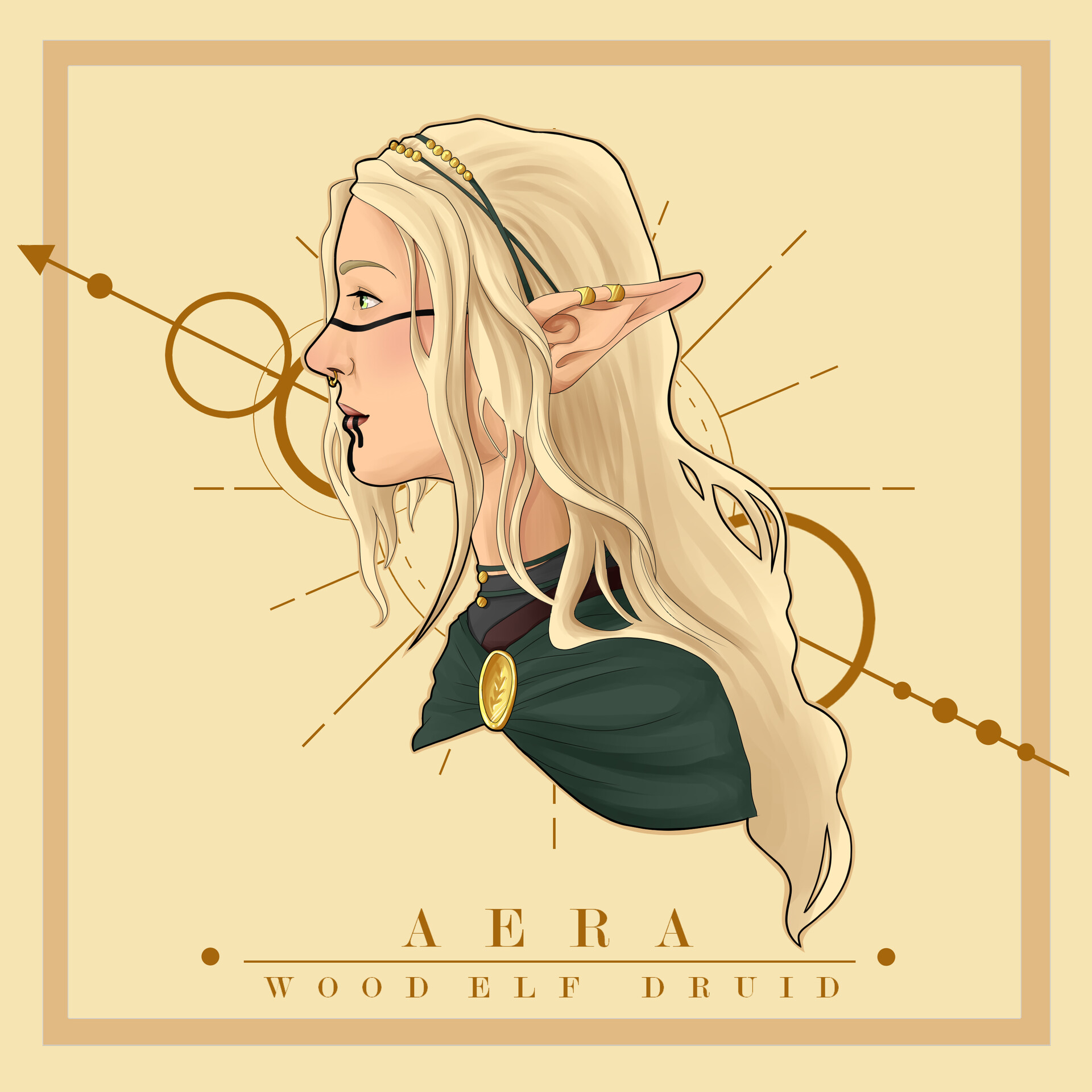 ArtStation - Party Member - Aera (Mockingbird's Whispers)