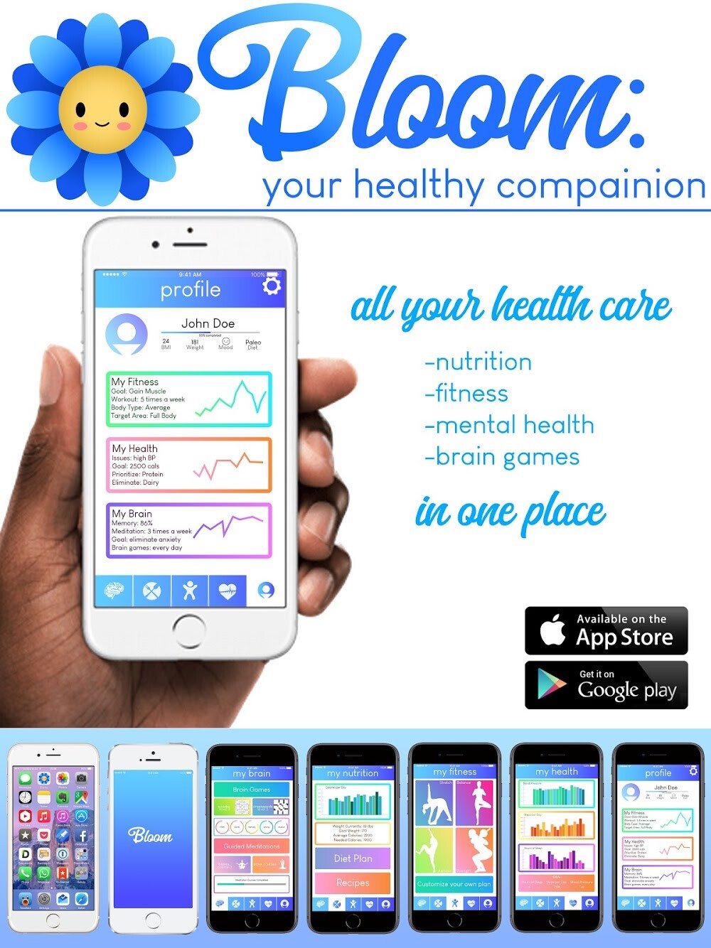 ArtStation - Bloom App Poster