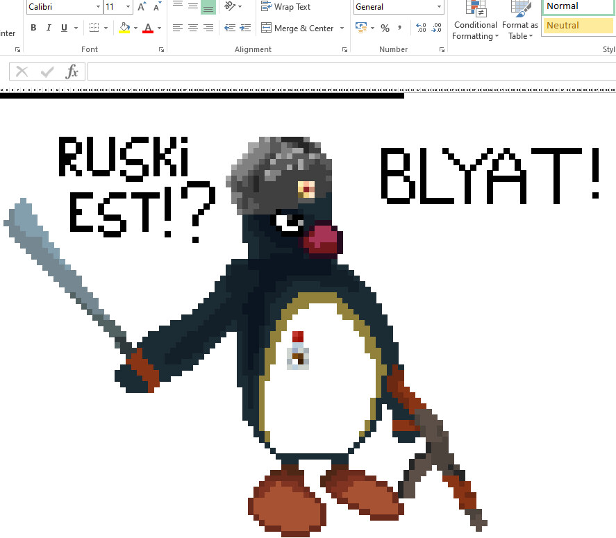 Miro - Pingu ready for a fight!