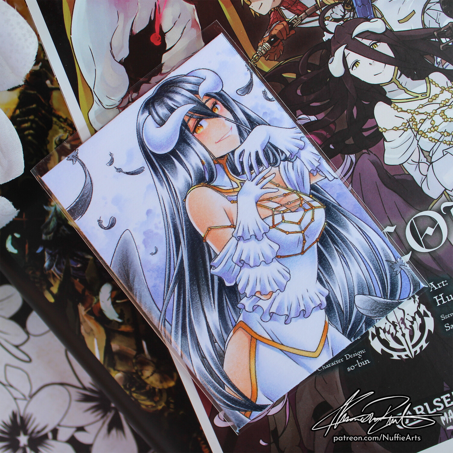 Nuffie Arts - Albedo (Overlord) | ACEO