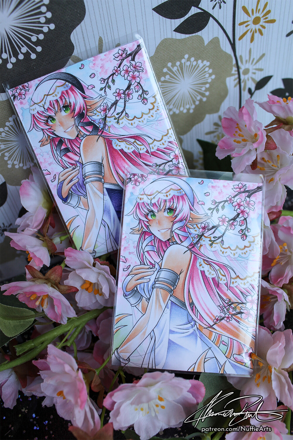Nuffie Arts - Cherryblossom Gaia | ACEOs