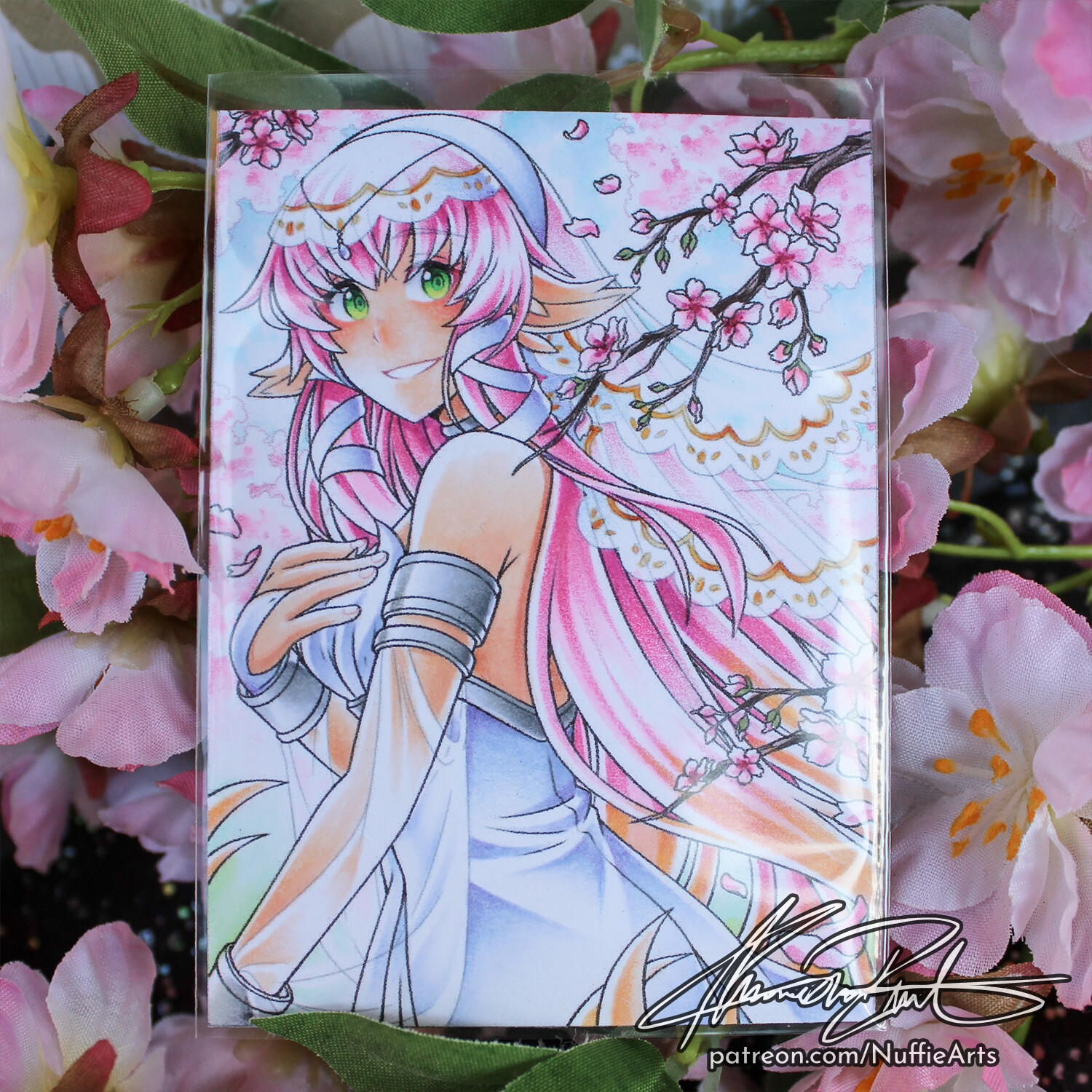 Nuffie Arts - Cherryblossom Gaia | ACEOs