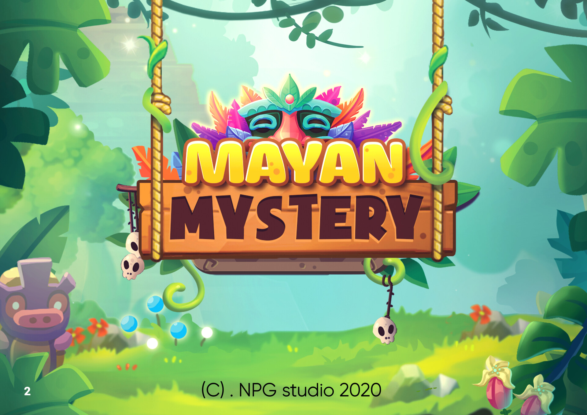 ArtStation - Mayan Mystery - Match 3 Mobile Game Art