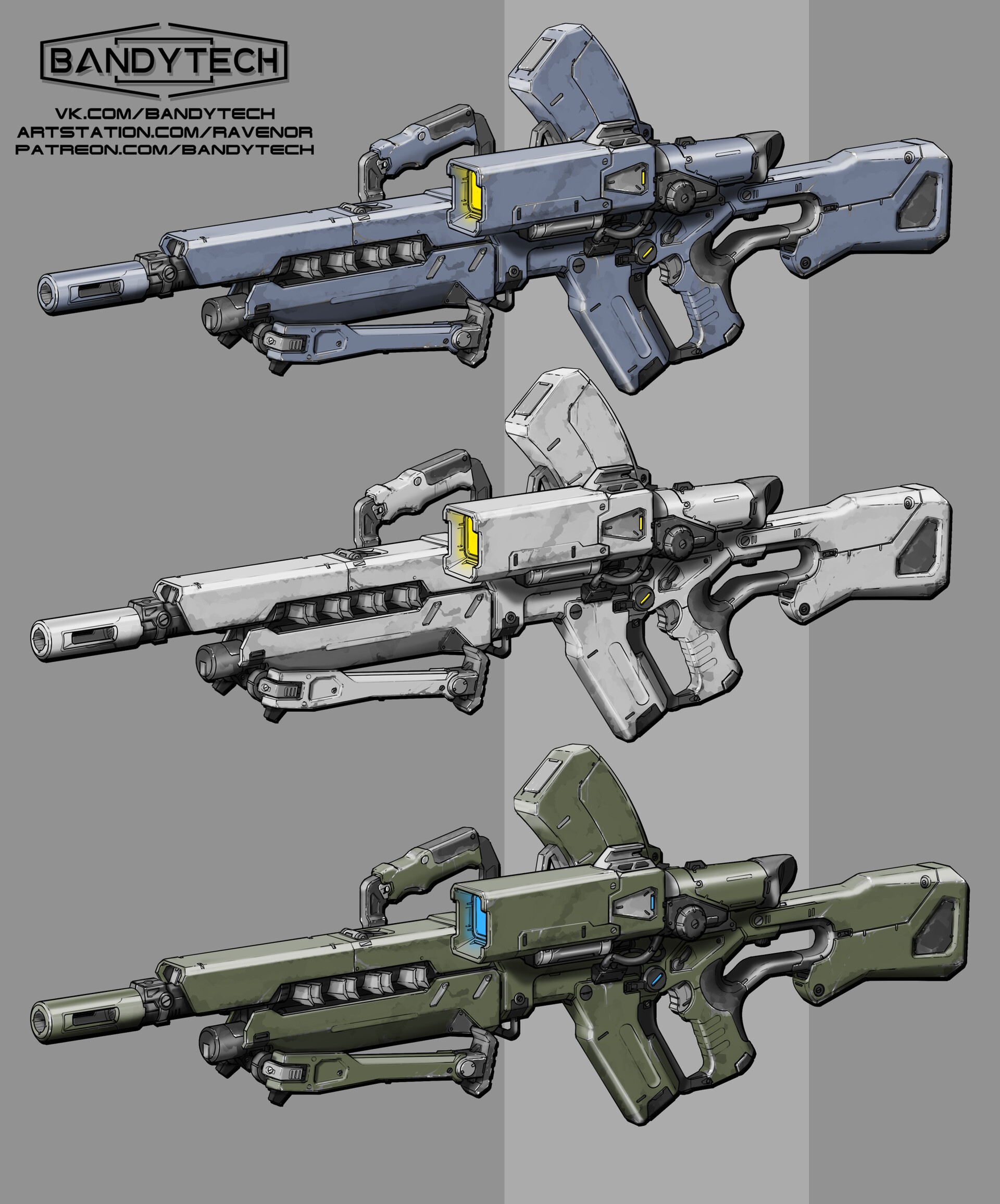 ArtStation - COATL - BREN SC24 Color styles