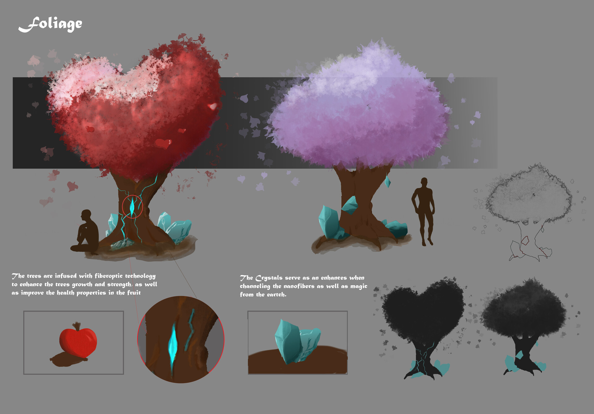 ArtStation - Trees Concept piece