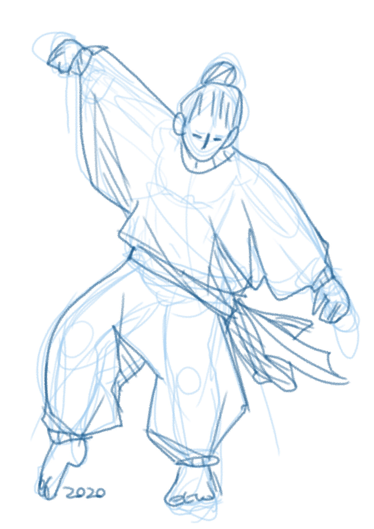 ArtStation - Wide clothes sketches