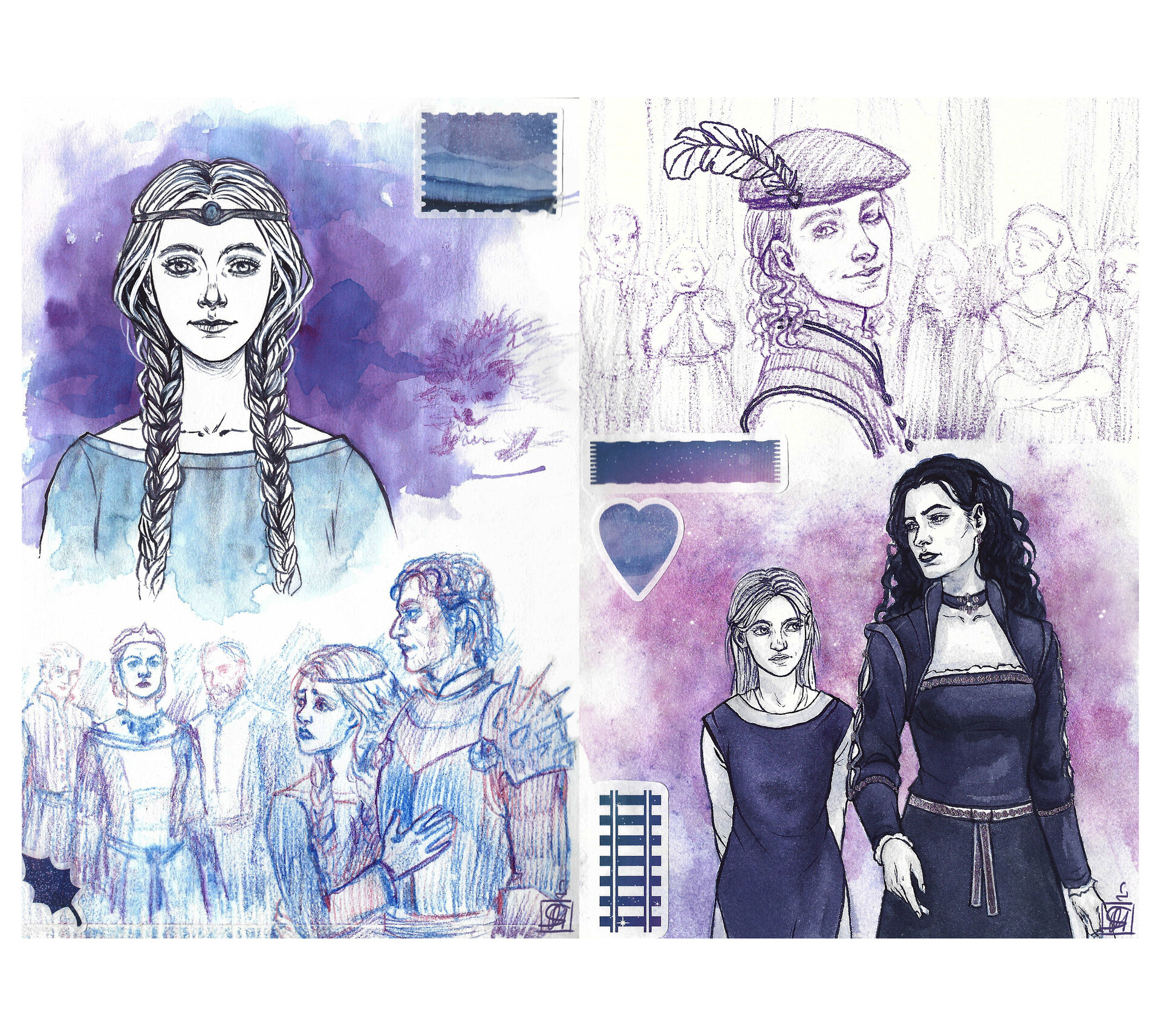 ArtStation - The Witcher sketches