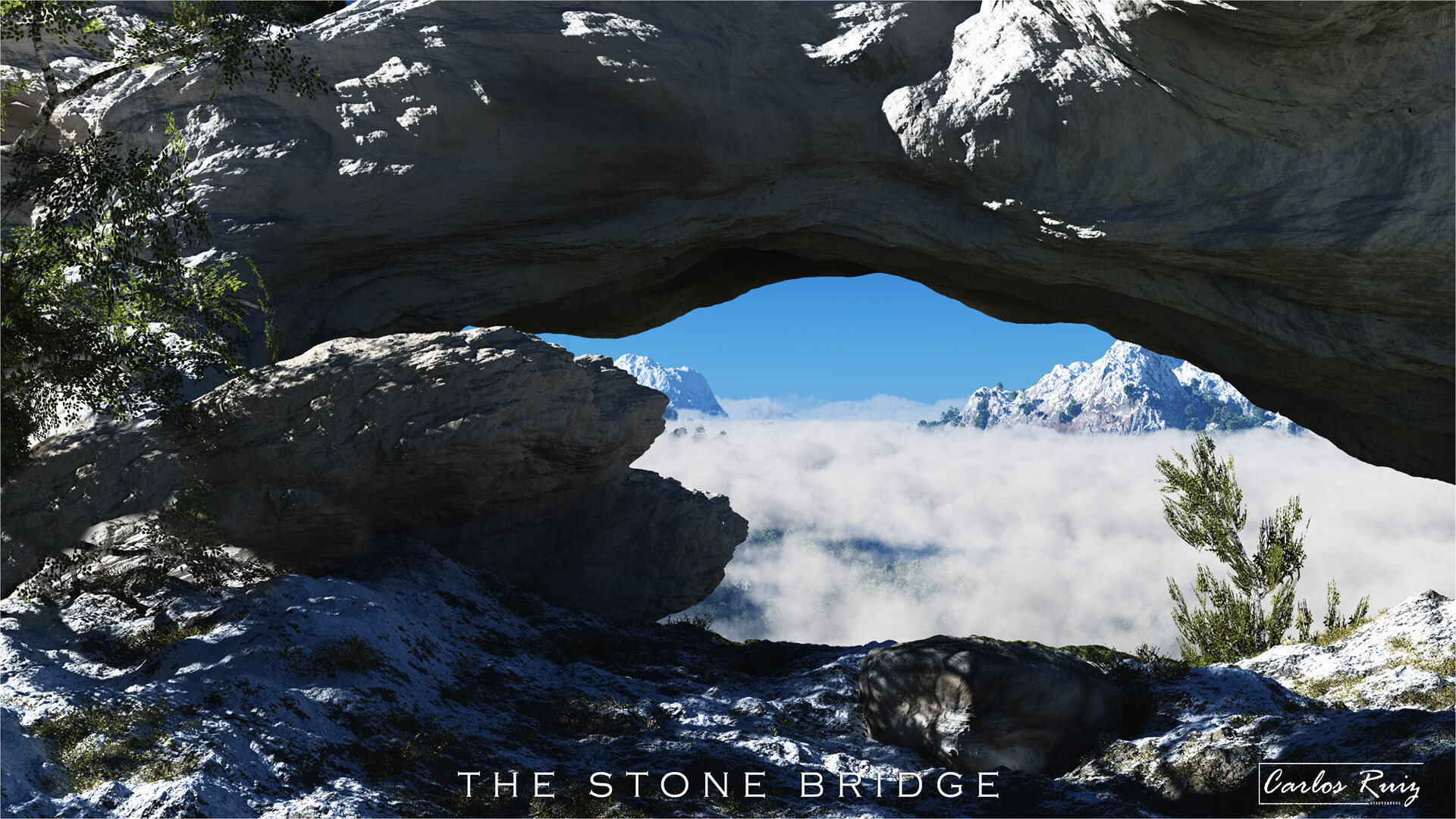 ArtStation - The stone bridge