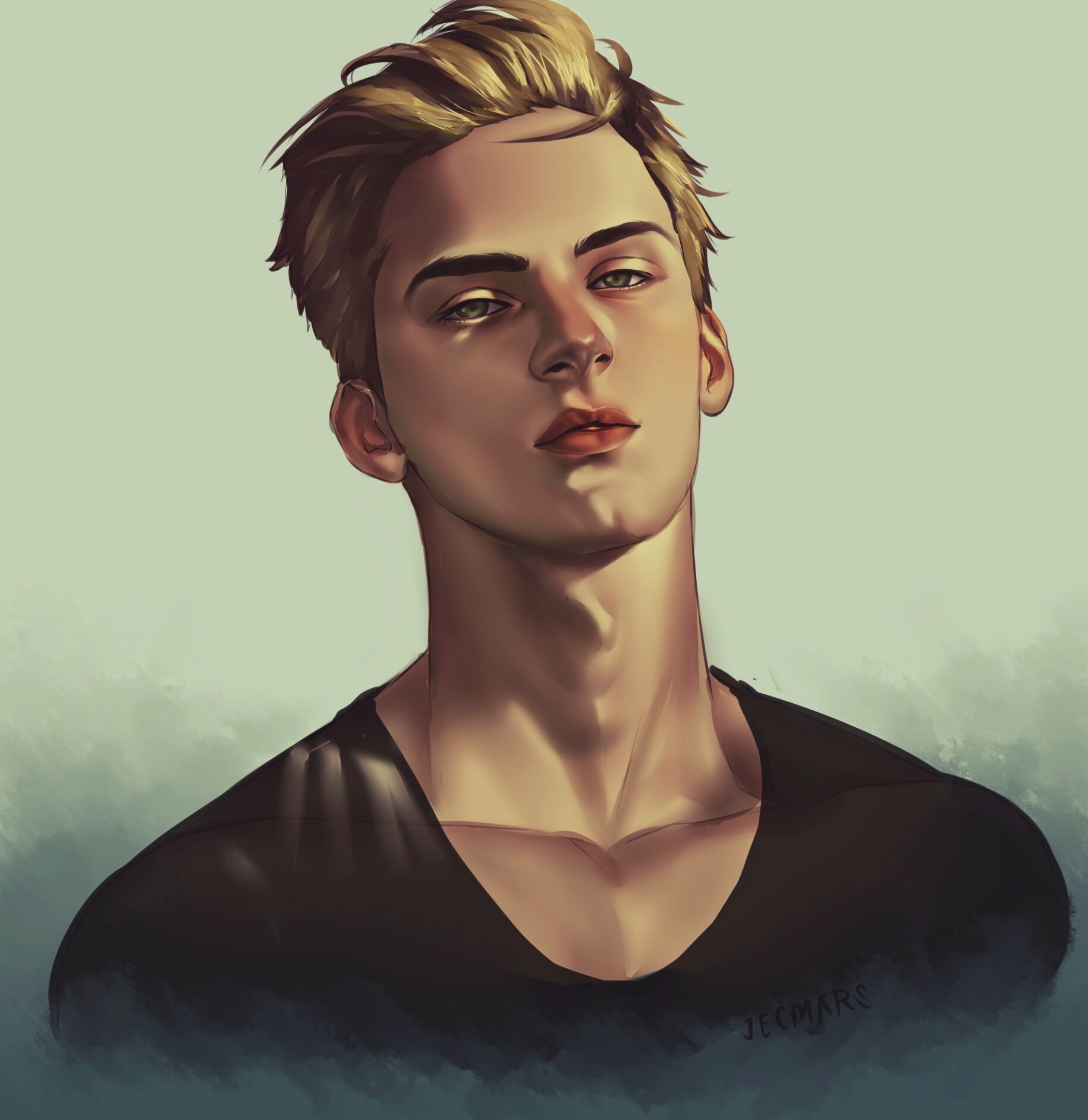 ArtStation - Pinterest ref, shading practice
