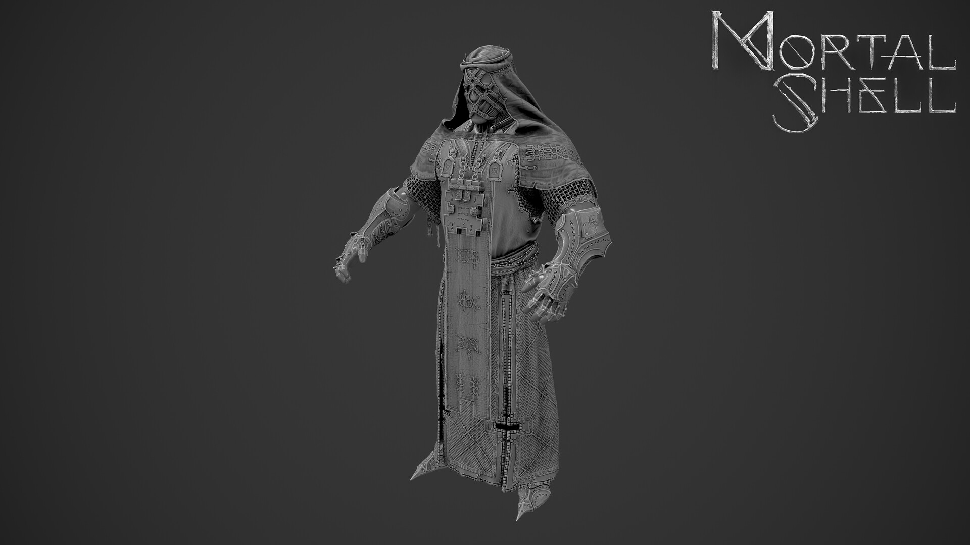 ArtStation - Mortal Shell Faceless Clerik